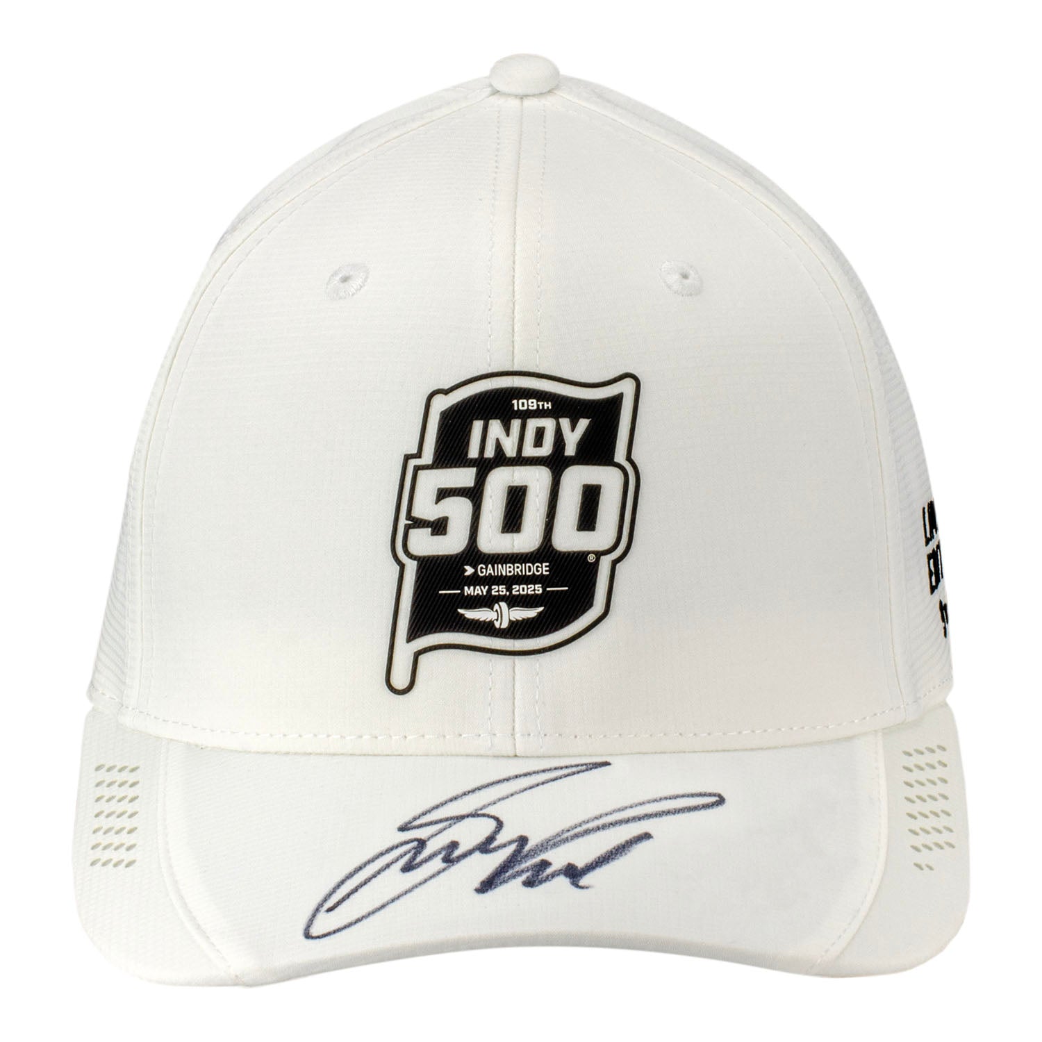 2025 Indy 500 LE #28 Starting Field Hat Autographed by Graham Rahal